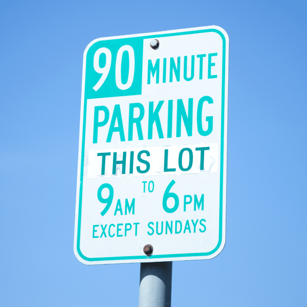 Aluminum Parking Signs 101: Features and Customization Options